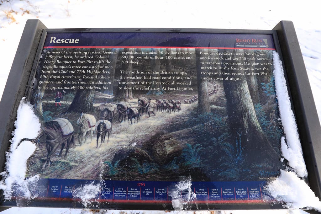 Battle of Bushy Run, 05-06 August 1763