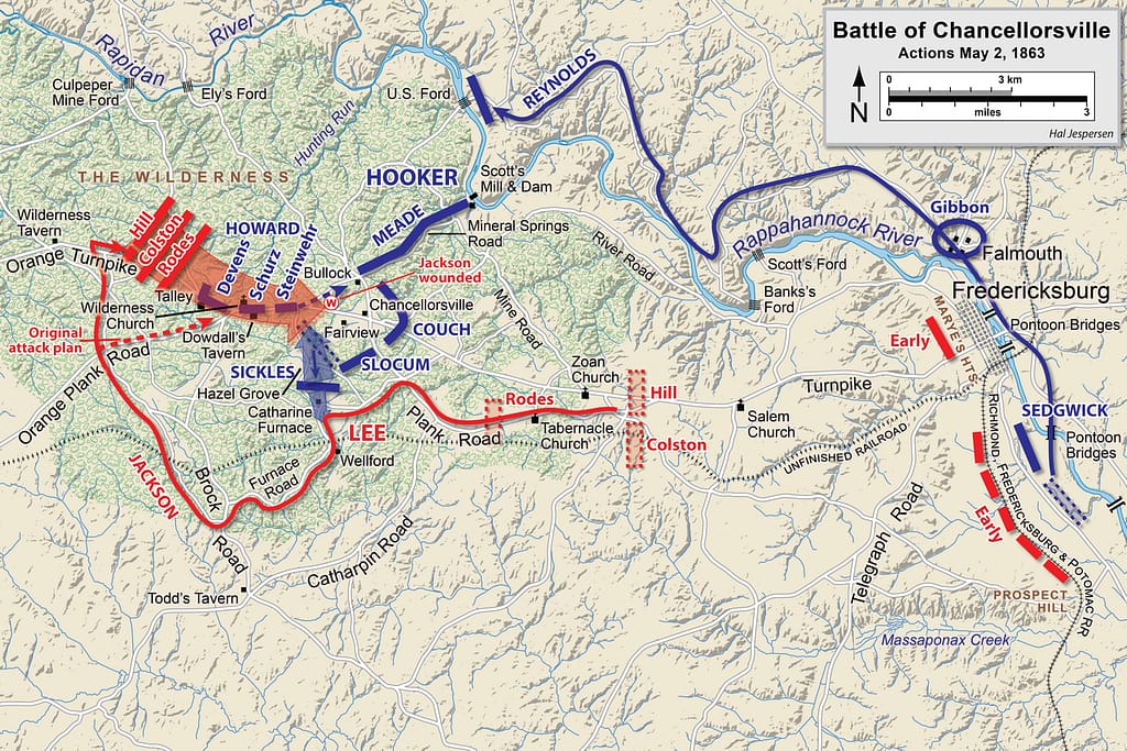 Battle of Chancellorsville, 27 April - 6 May 1863