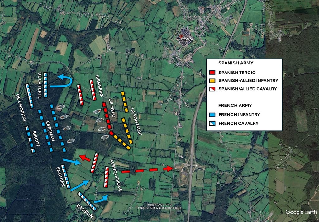 Battle of Rocroi, France, 19 May 1643 - www.battlefieldtravels.com