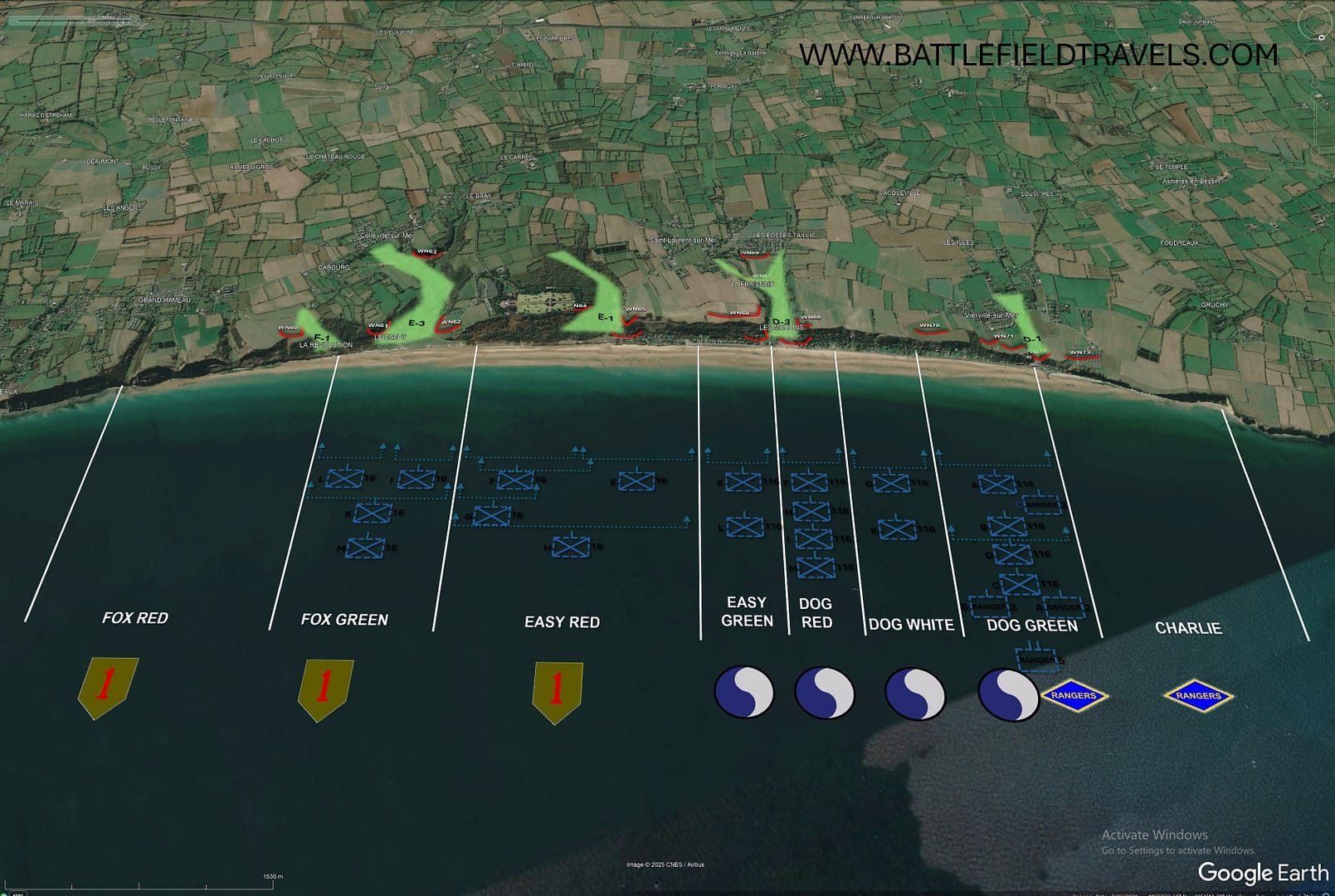 D-Day: Omaha Beach landings, 6 June 1944 - www.battlefieldtravels.com