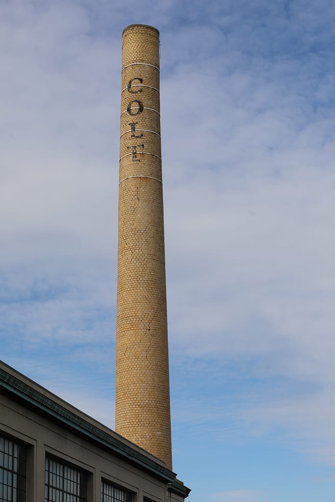 Samuel Colt's Factory, Hartford CT 1855-1994 - www.battlefieldtravels.com