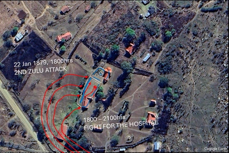 Battle of Rorkes Drift, 22-23 January 1879 - www.battlefieldtravels.com