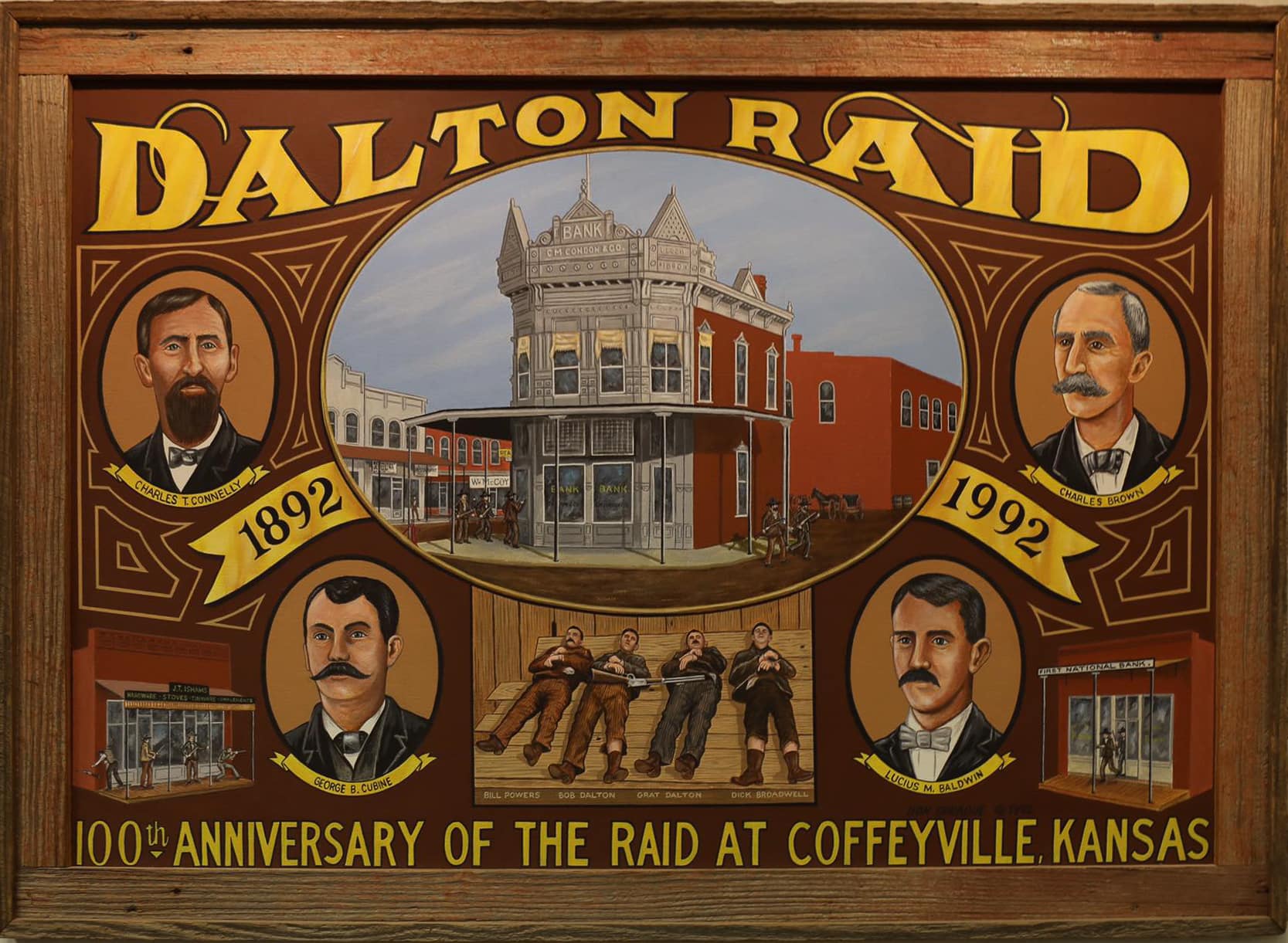 Dalton Gang Raid on Coffeyville, Kansas, 5 October 1892
